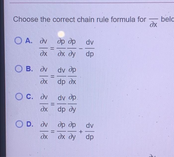 Solved ch Draw a dependency diagram, and write a chain rule | Chegg.com