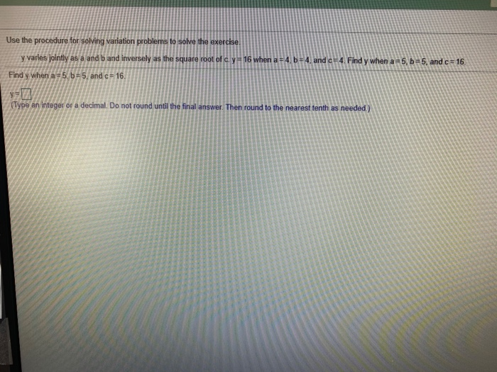 Solved Use the procedure for solving variation problems to | Chegg.com