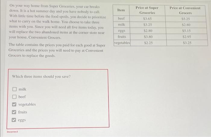 Solved Identify whether each scenario is an example of a | Chegg.com