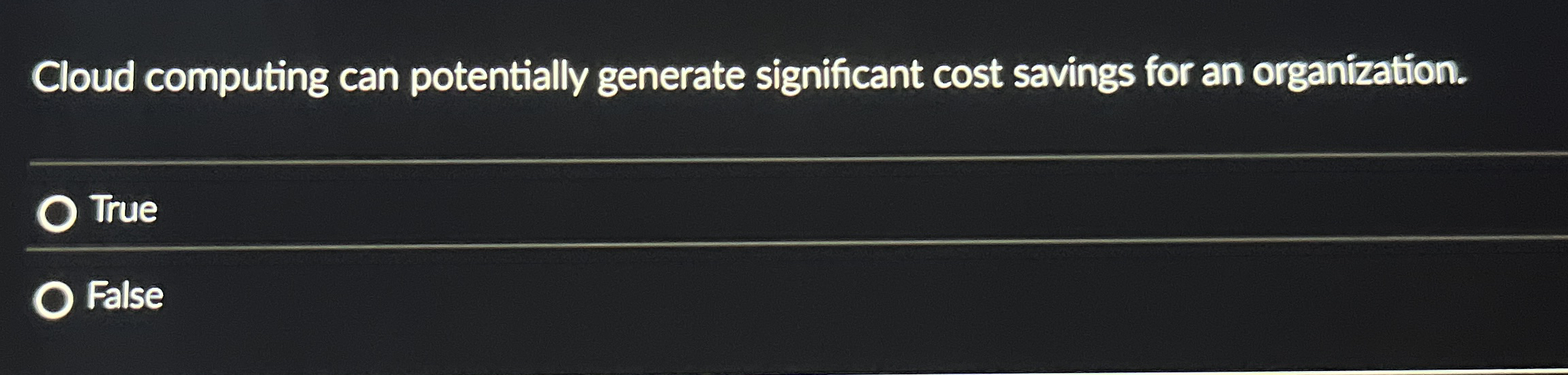 Solved Cloud computing can potentially generate significant | Chegg.com
