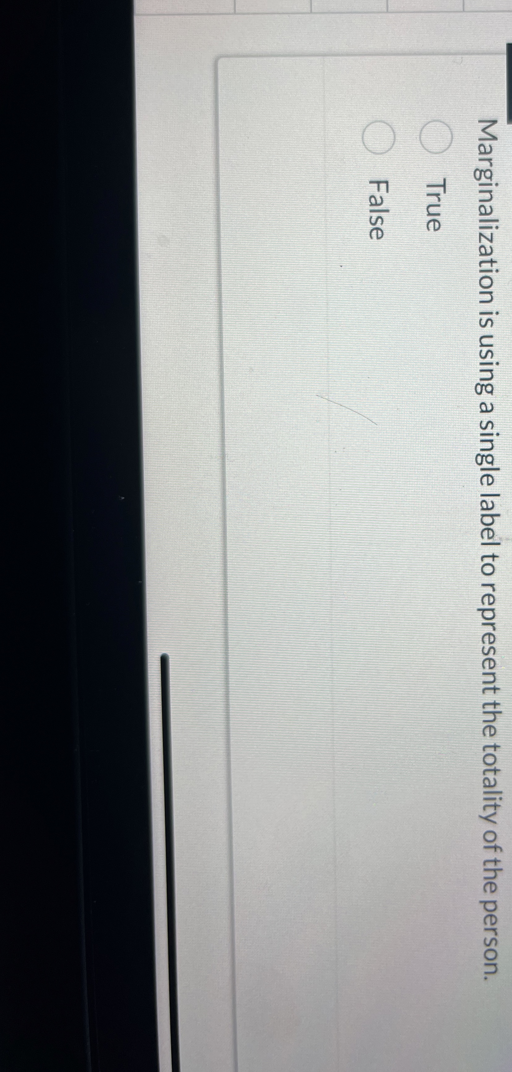 Solved Marginalization is using a single label to represent | Chegg.com