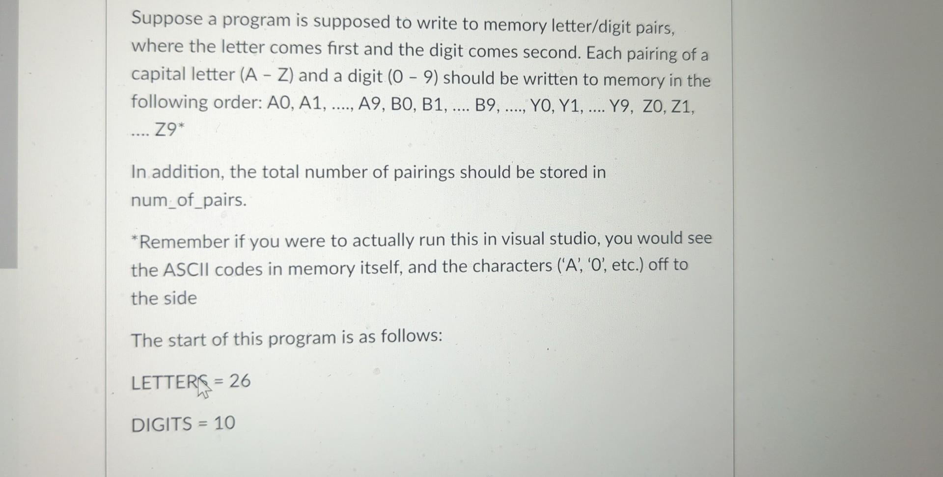 Solved Suppose a program is supposed to write to memory | Chegg.com