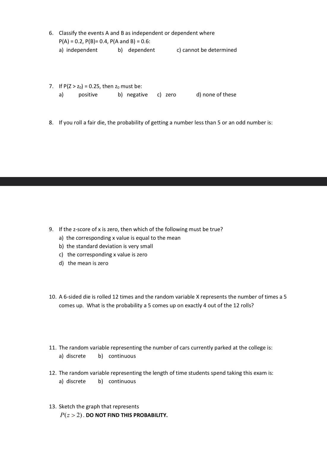 Solved Classify the events A and B ﻿as independent or | Chegg.com