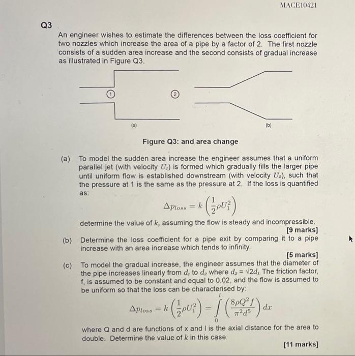 Solved MACE10421 Q3 An engineer wishes to estimate the | Chegg.com