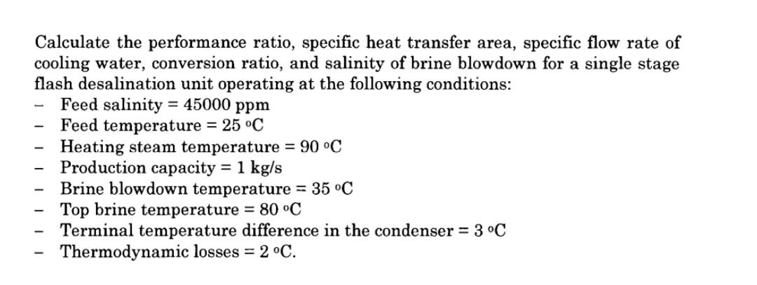 Solved -- Calculate the performance ratio, specific heat | Chegg.com