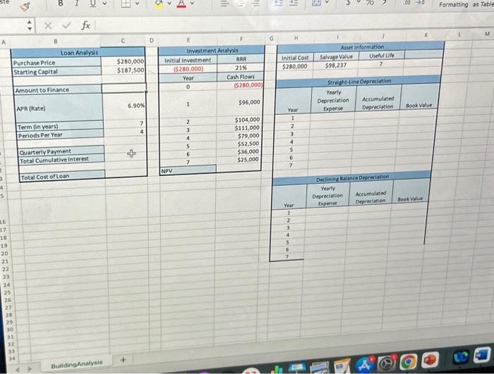 Solved Attachted is the steps and then the excel spredsheet. | Chegg.com