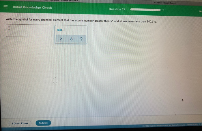 Solved = Initial Knowledge Check Question 27 Write the | Chegg.com