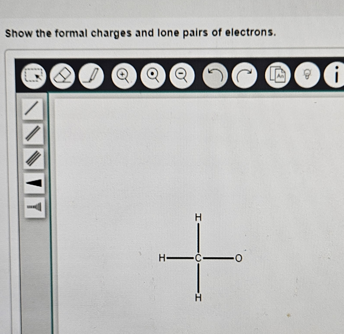 Solved Show the formal charges and lone pairs of electrons. | Chegg.com