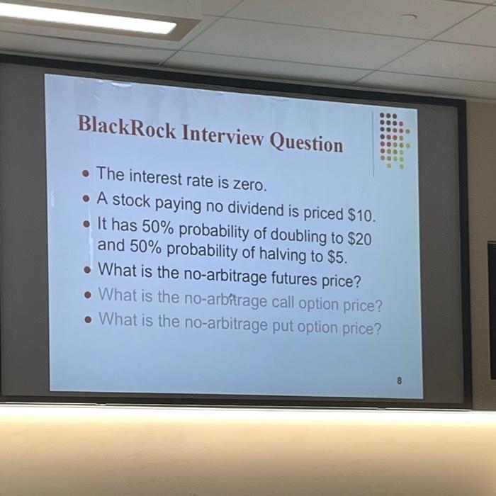 Solved BlackRock Interview Question - The interest rate is | Chegg.com
