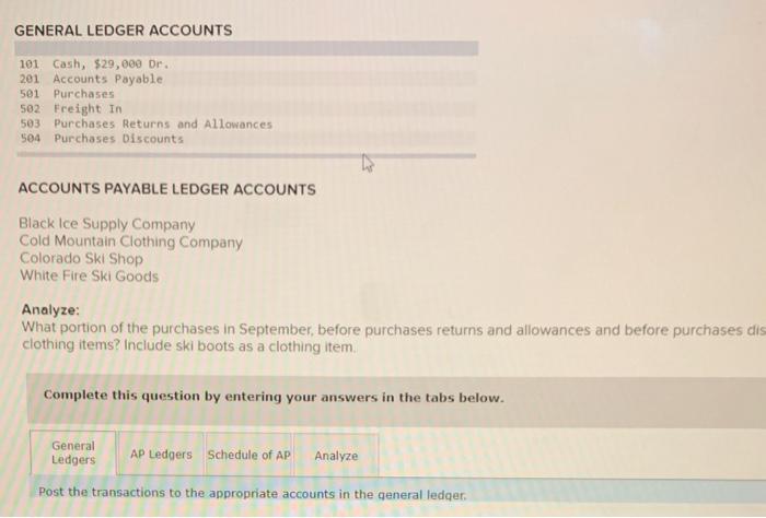 Solved Problem 8.3A (Static) Posting purchases and cash | Chegg.com