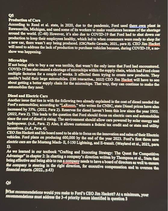 Solved the quetion is based on the information given above | Chegg.com