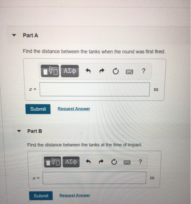 Solved Two tanks are engaged in a training exercise on level | Chegg.com