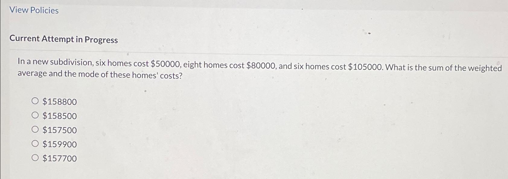 Solved View PoliciesCurrent Attempt in ProgressIn a new | Chegg.com