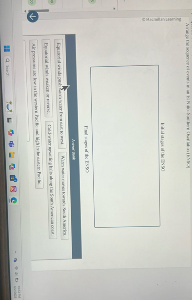 Solved Arrange the sequence of events in an EI | Chegg.com
