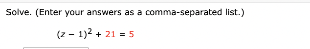 Solved Solve. (Enter your answers as a comma-separated | Chegg.com
