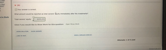 Exercise 12-2 (Part Level Submission) K. Decker, S. | Chegg.com