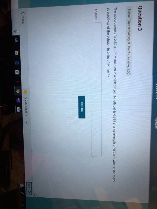 Solved REVIEW Question 3 Status: Tries remaining: 3 | Points | Chegg.com