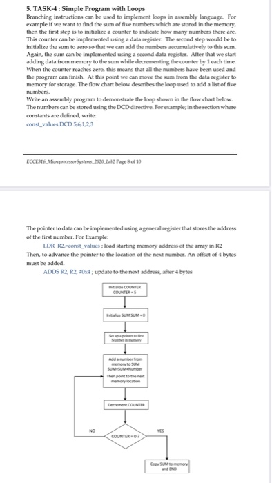 Solved 5 Task 4 Simple Program With Loops Branching 7212