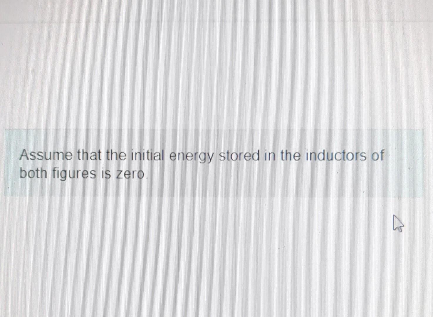 Solved Assume that the initial energy stored in the | Chegg.com