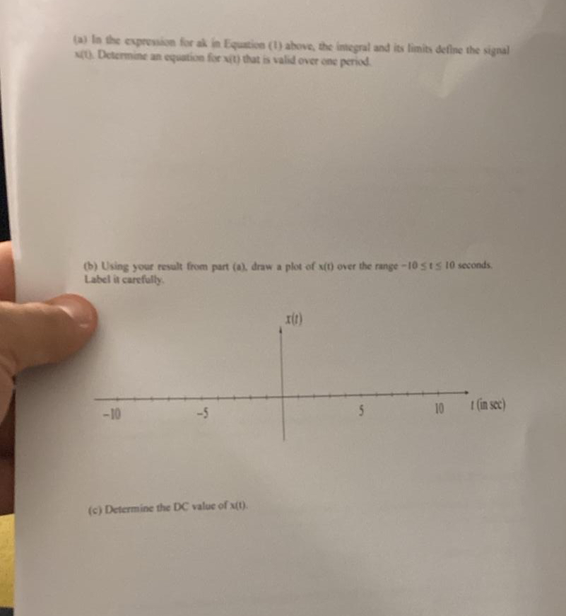 Solved by an EXPERT sblem 2. (25 ﻿pts)A signal x(t) ﻿is periodic with | Chegg.com