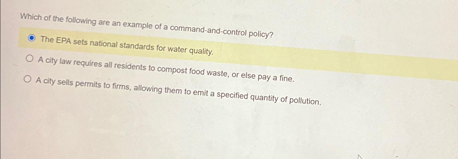 Solved Which of the following are an example of a | Chegg.com