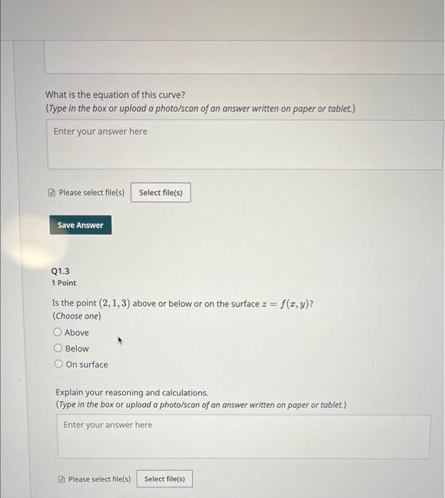 Solved The question is divided in 3 parts but it is all one | Chegg.com