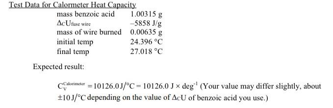 Solved 1. Calculate heat capacity of a calorimeter given the | Chegg.com