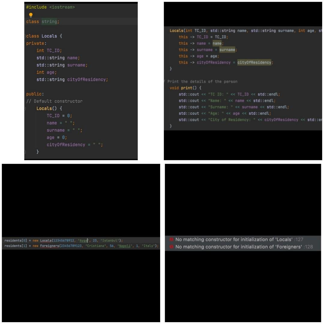 There Is An Error Which Is No Matching Constructor