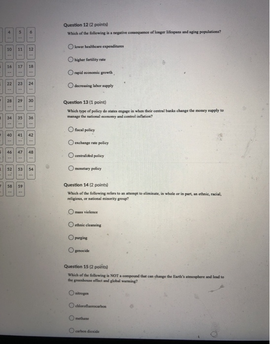 Solved Question 12 (2 points) Which of the following is a | Chegg.com