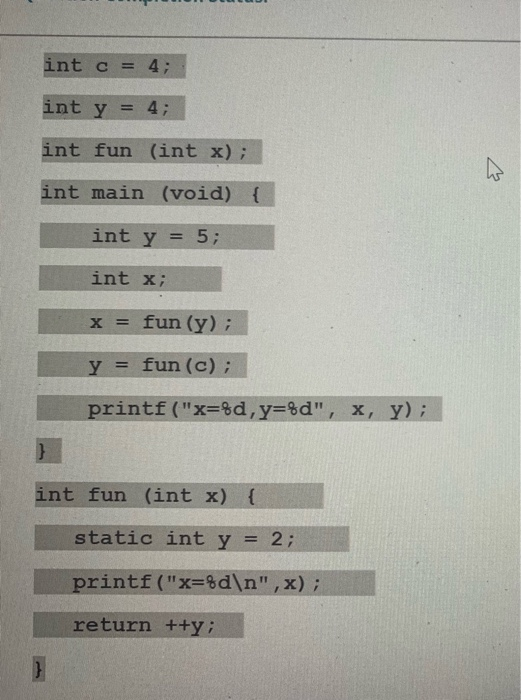 Solved Question 1 Which Of The Following Array Declarations