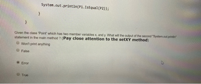 Solved Public Class Point Private Int X Private Int Y 4482