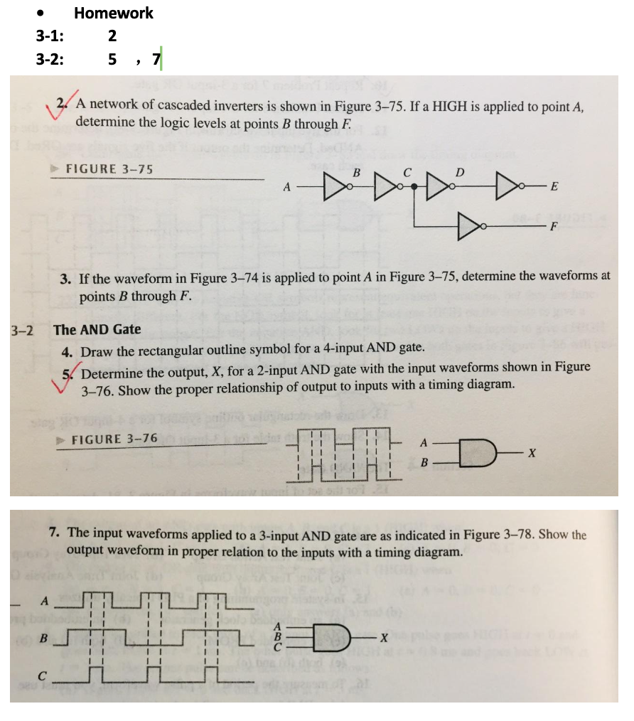 Solved 2. A network of cascaded inverters is shown in Figure | Chegg.com