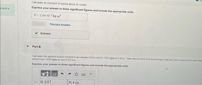 Solved A grinding wheel is a uniform cylinder with a radius | Chegg.com