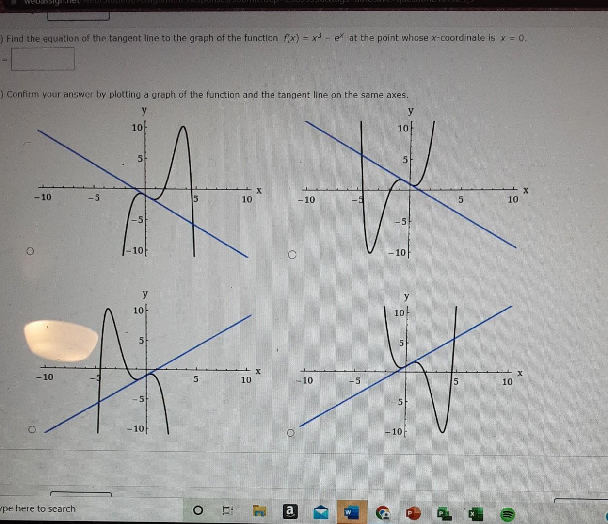 Solved Find the equation of the tangent line to the graph of | Chegg.com