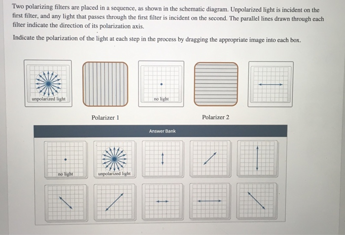 Solved: Two Polarizing Filters Are Placed In A Sequence, A... | Chegg.com