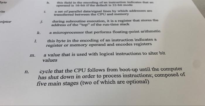 Solved pipelining a. one of the 16-bit control registers in | Chegg.com