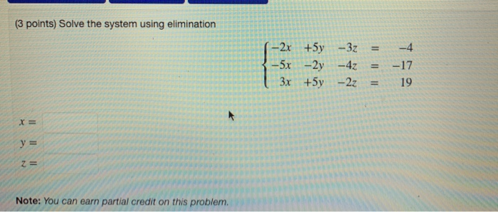Solved (3 points) Determine whether the following system has | Chegg.com