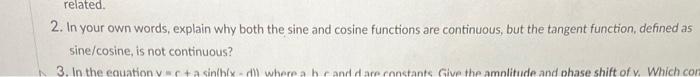 Solved help plz with question #2in your own words, explain | Chegg.com