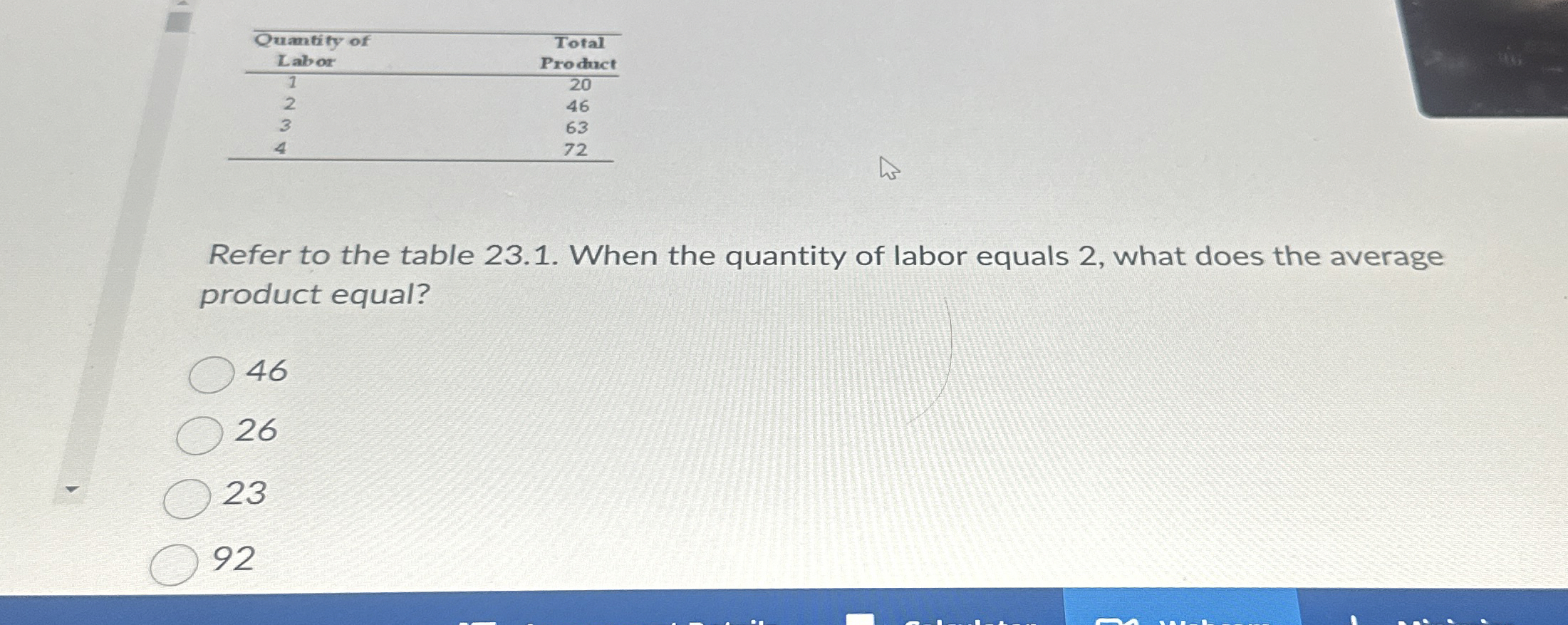 Solved \table[[\table[[Quantity | Chegg.com