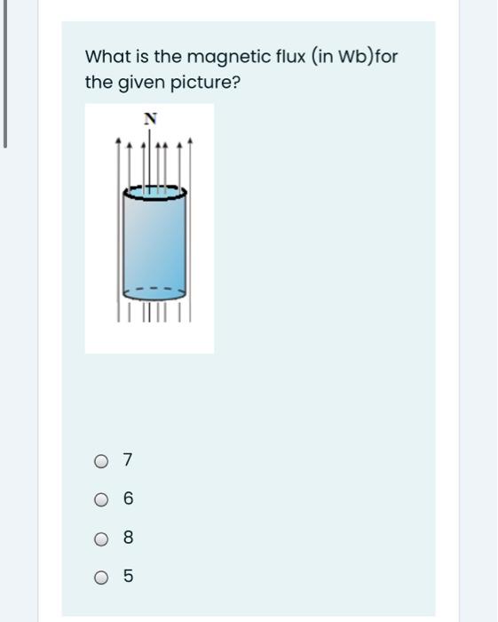 Solved What is the magnetic flux (in Wb)for the given | Chegg.com