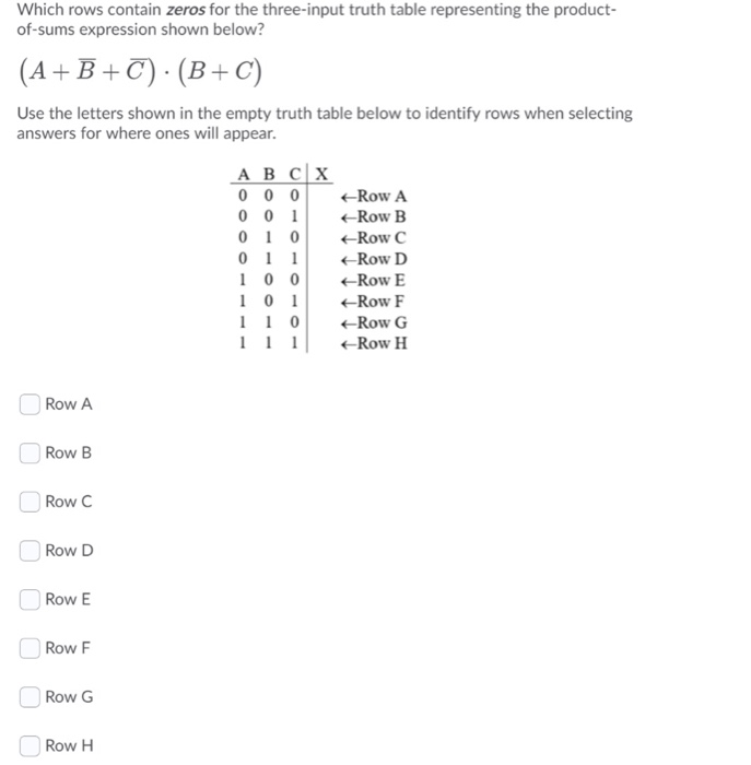 Solved From the list of products given, select all of the | Chegg.com