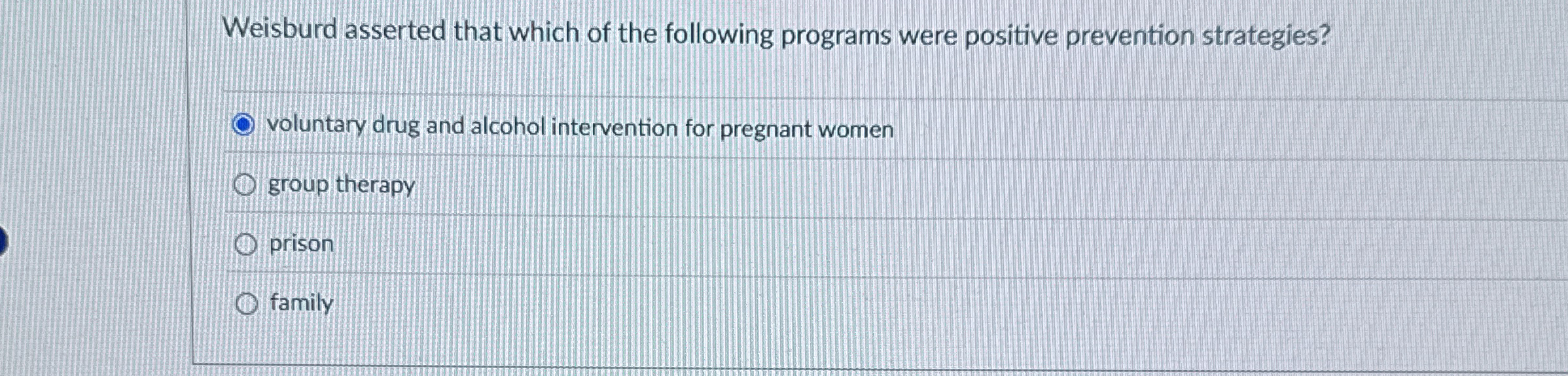 High Quality SOLUTION Weisburd asserted that which of the following | Chegg.com