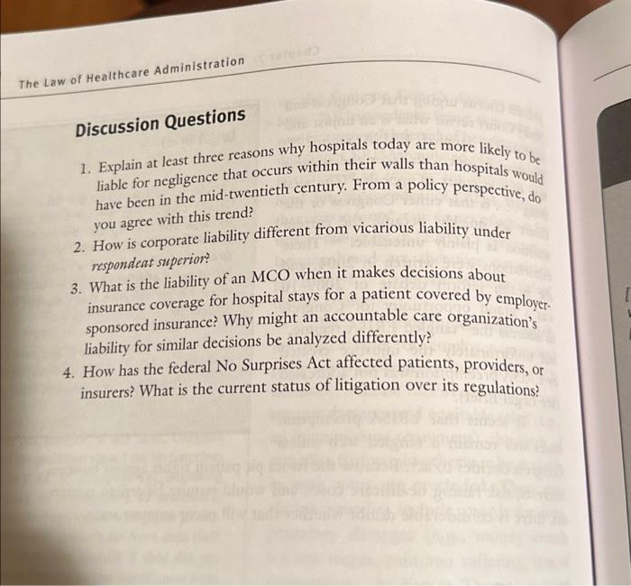 Solved Discussion Questions 1. Explain at least three | Chegg.com