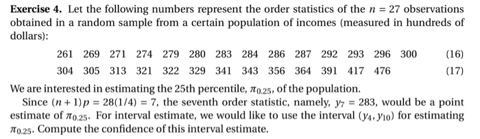 Solved Exercise 4. Let the following numbers represent the | Chegg.com