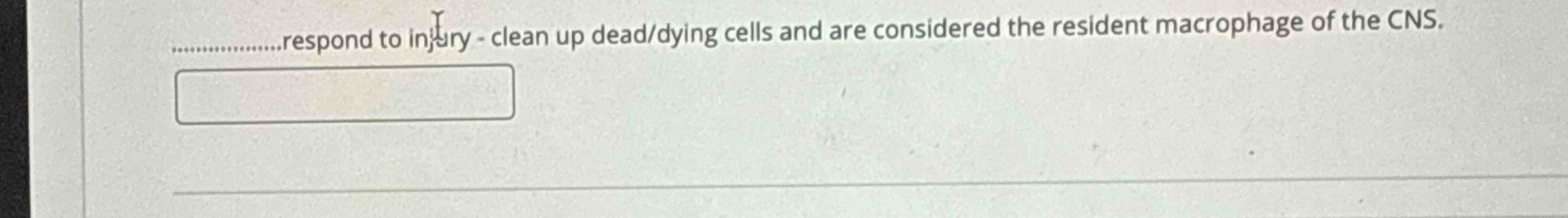 Solved respond to ﻿infry - ﻿clean up ﻿deaddying cells and | Chegg.com