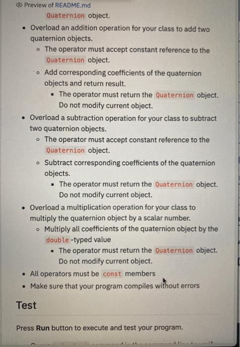 Solved Task Quaternion The Quaternion Number System Extends