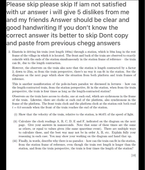 Solved Please skip please skip If iam not satisfied with ur | Chegg.com