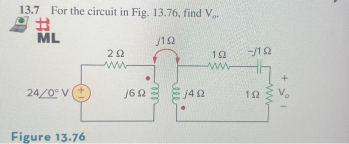 Solved 13.9 Find Vx in the network shown in Fig. 13.7813.7 | Chegg.com