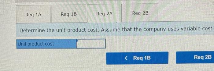 Solved Problem 6-20 (Algo) Variable and Absorption Costing | Chegg.com