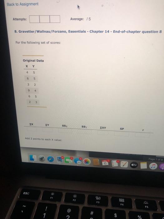 Solved Back to Assignment Attempts: Average: 75 8. | Chegg.com